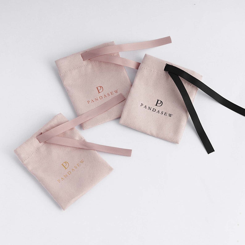 50pcs Custom Drawstring Bags Personalized Logo Print Jewelry - Etsy