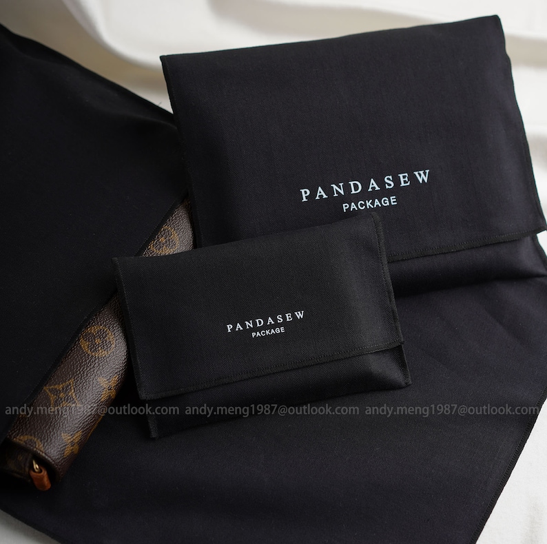 50pcs Big Herringbone Twill Cotton Pouch Envelope Flap Packaging Pouch ...