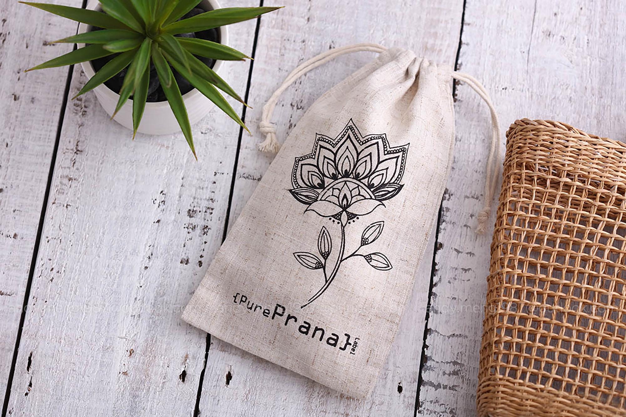 50 custom linen drawstring bag personalized drawstring pouch | Etsy