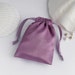 100pcs Purple Satin Drawstring Bags Custom Dust Bags Jewelry Package ...