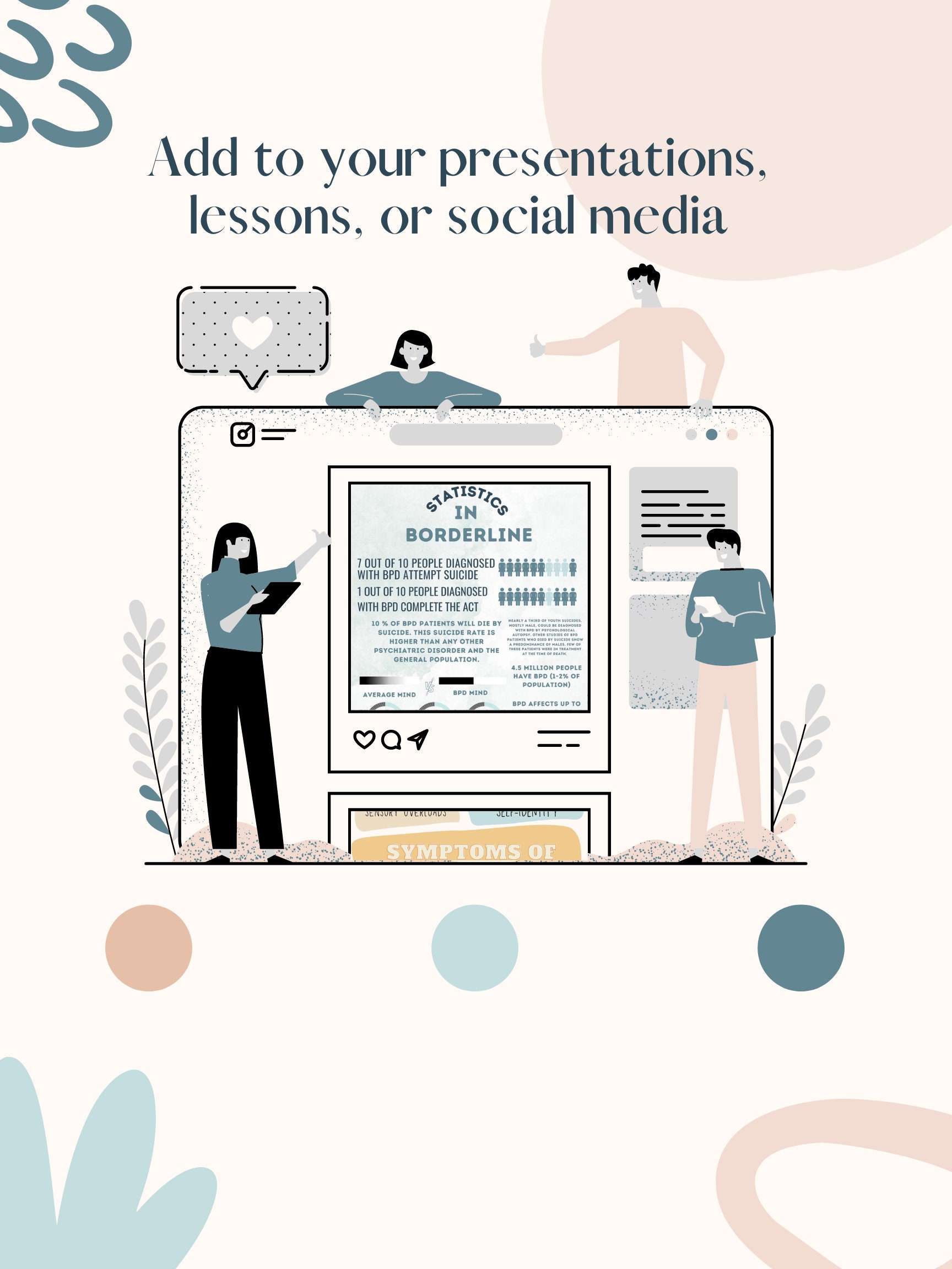 11 BPD Infographic Canva Templates Therapy Business Self Care Self Help ...