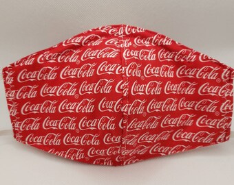 Coca Cola Face Mask - Etsy
