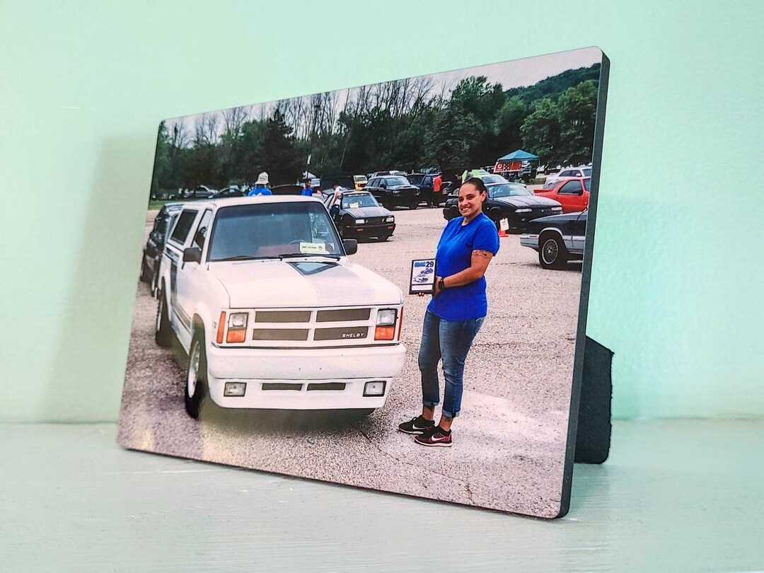 Custom-photo 5 X 7" Hardboard Picture Panel With Easel, New Car, Auto ...