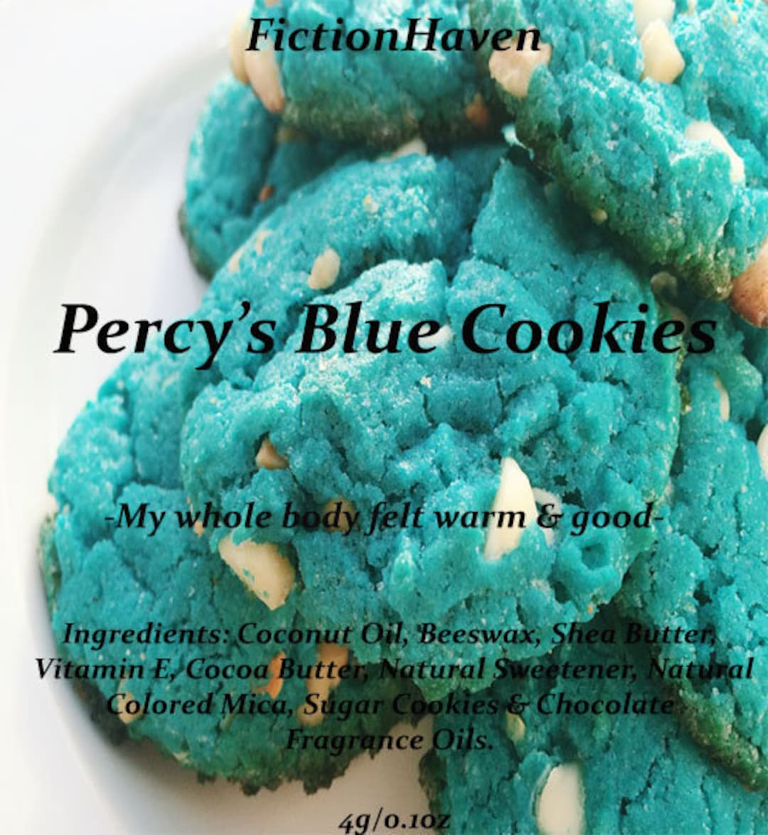 Blue Chocolate Chip Cookies Percy Jackson