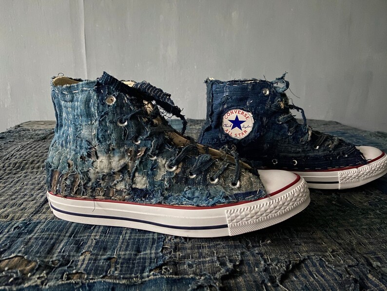 BORO X CONVERSE (made to Order) - Etsy