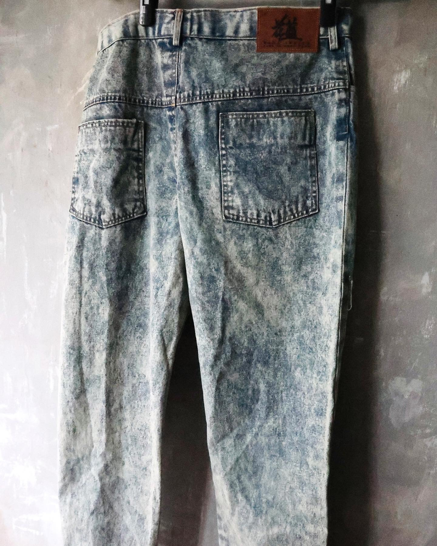 New Denim Collection - Stoned Washed Denim Pants Hand Stitched With ...