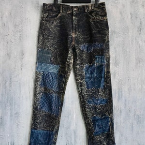 SOLD- Boro Pants Handcrafted With Japanese Antique Fabric - Etsy