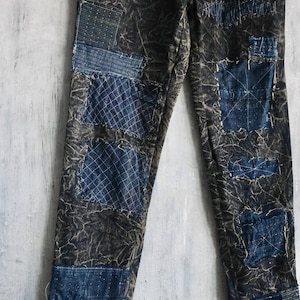 SOLD- Boro Pants Handcrafted With Japanese Antique Fabric - Etsy