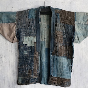 Gorgeous Sashiko Patchworks Boro Noragi Japanese Boro Antiques Edo Era ...