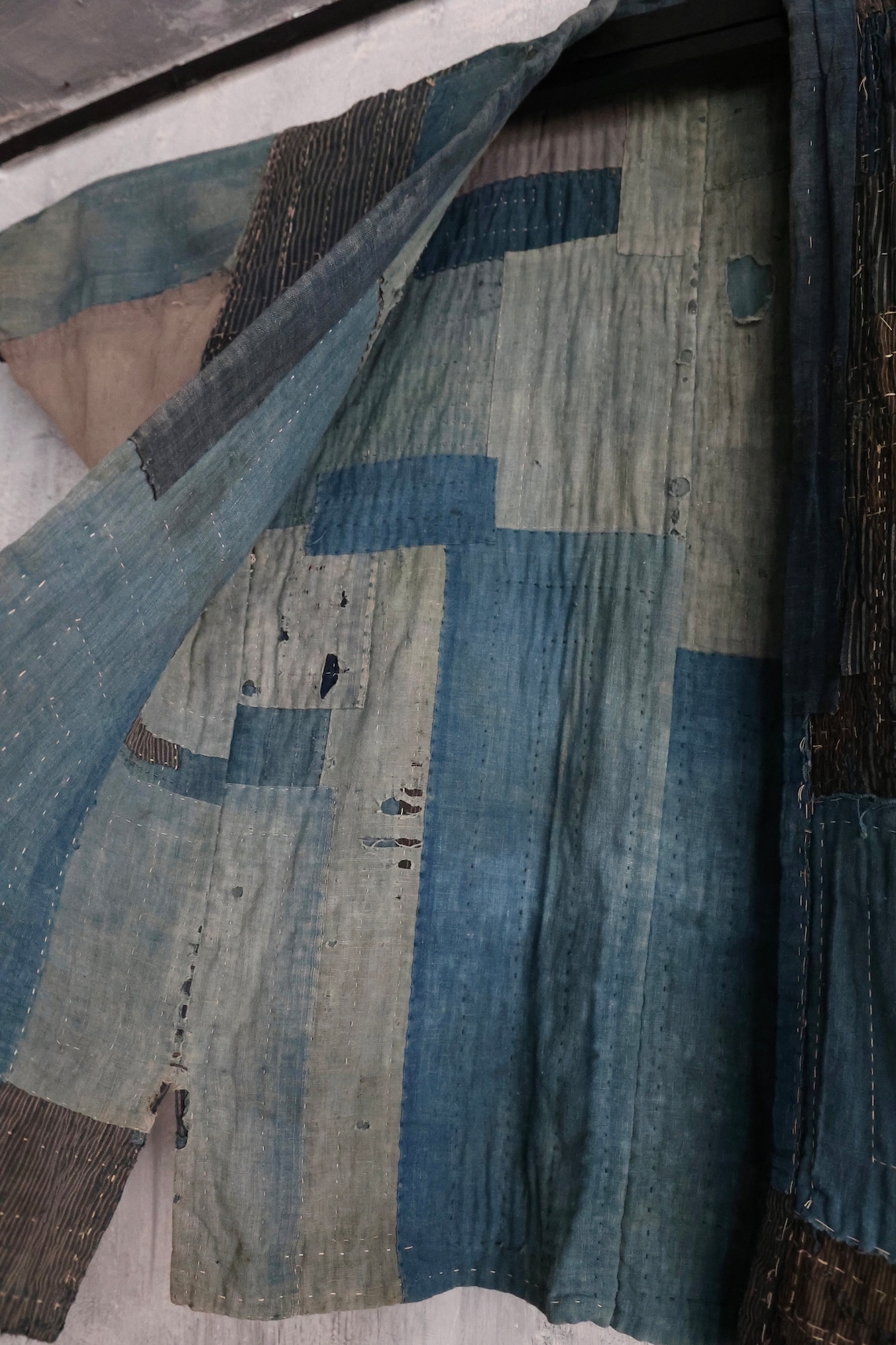 Gorgeous Sashiko Patchworks Boro Noragi Japanese Boro Antiques Edo Era ...