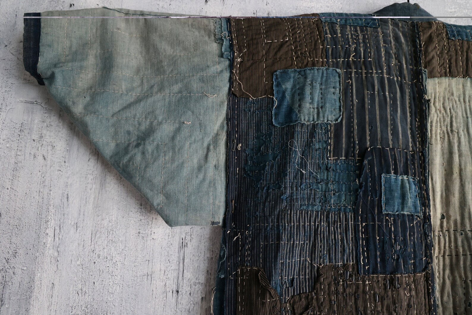 Gorgeous Sashiko Patchworks Boro Noragi Japanese Boro Antiques Edo Era ...
