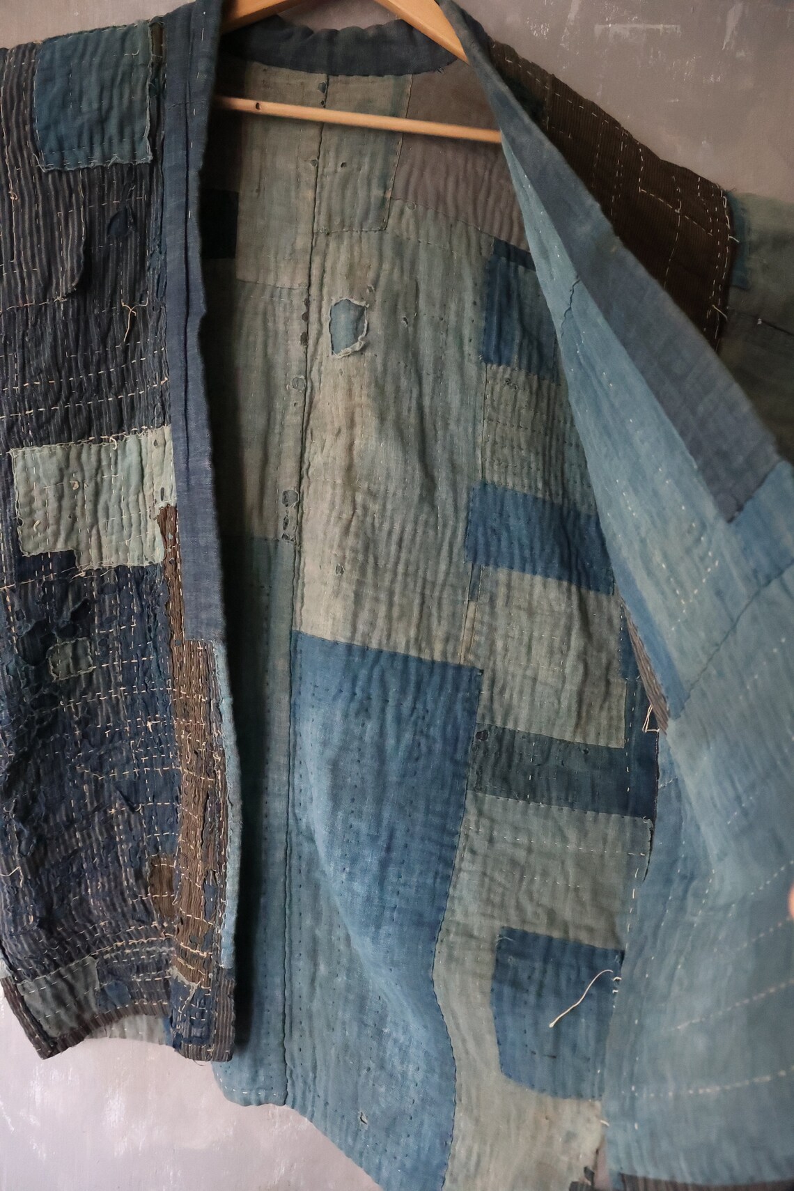Gorgeous Sashiko Patchworks Boro Noragi Japanese Boro Antiques Edo Era ...