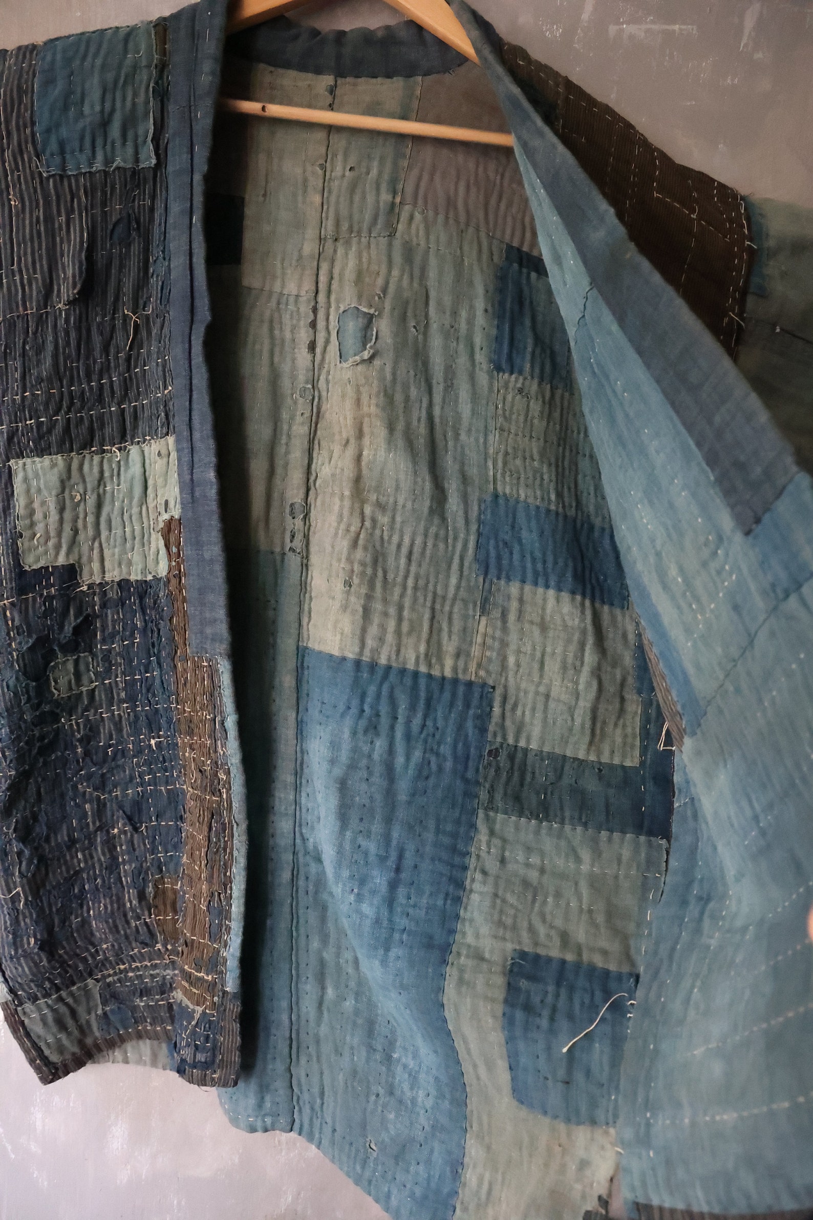 Gorgeous Sashiko Patchworks Boro Noragi Japanese Boro Antiques Edo Era ...