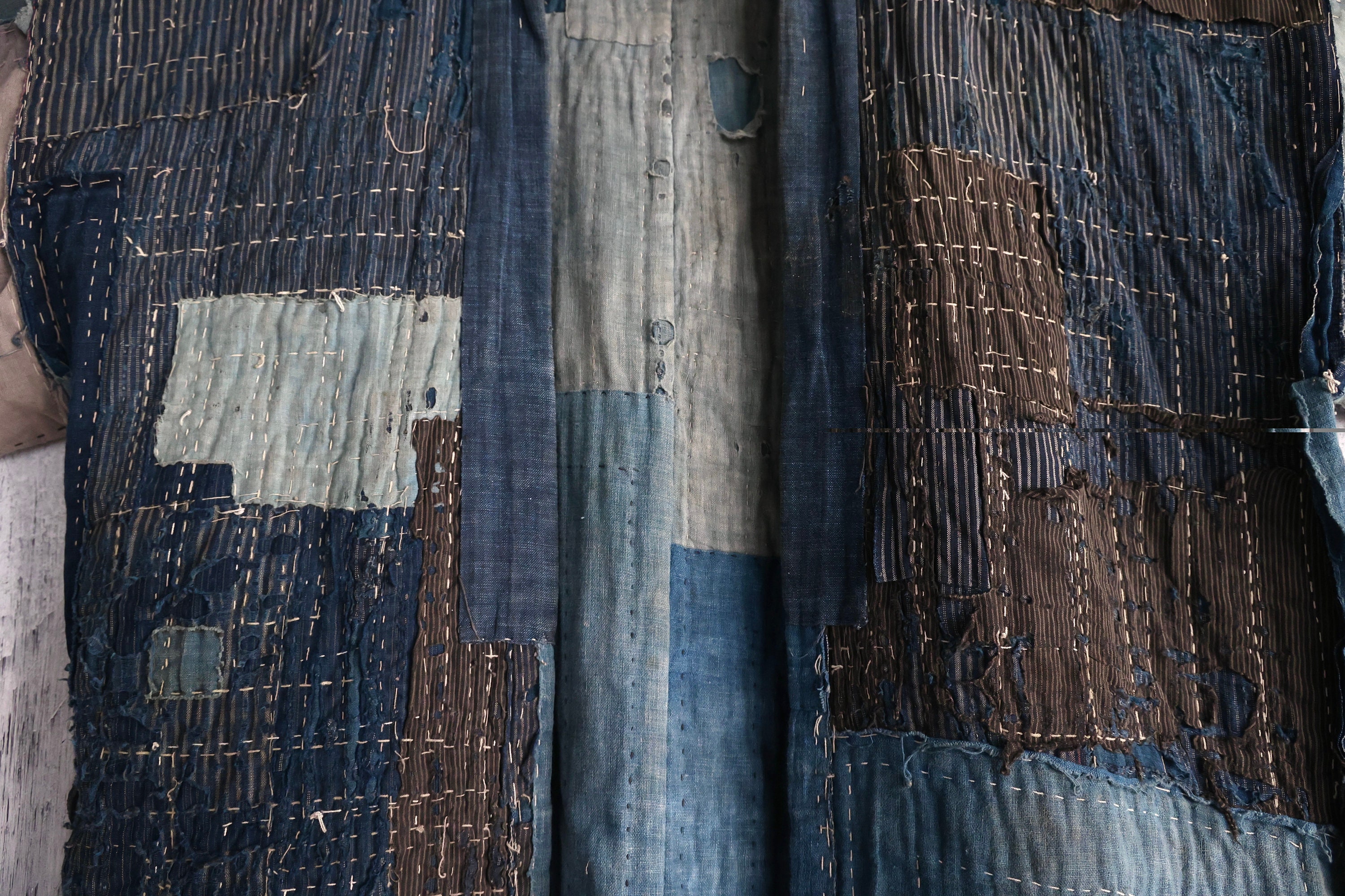 Gorgeous Sashiko Patchworks Boro Noragi Japanese Boro Antiques Edo Era ...