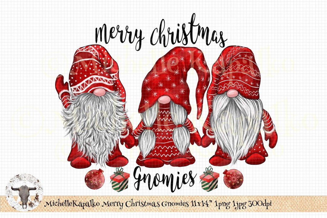 Download Christmas Gnome Red Clipart Scandinavian Sublimation Design ...