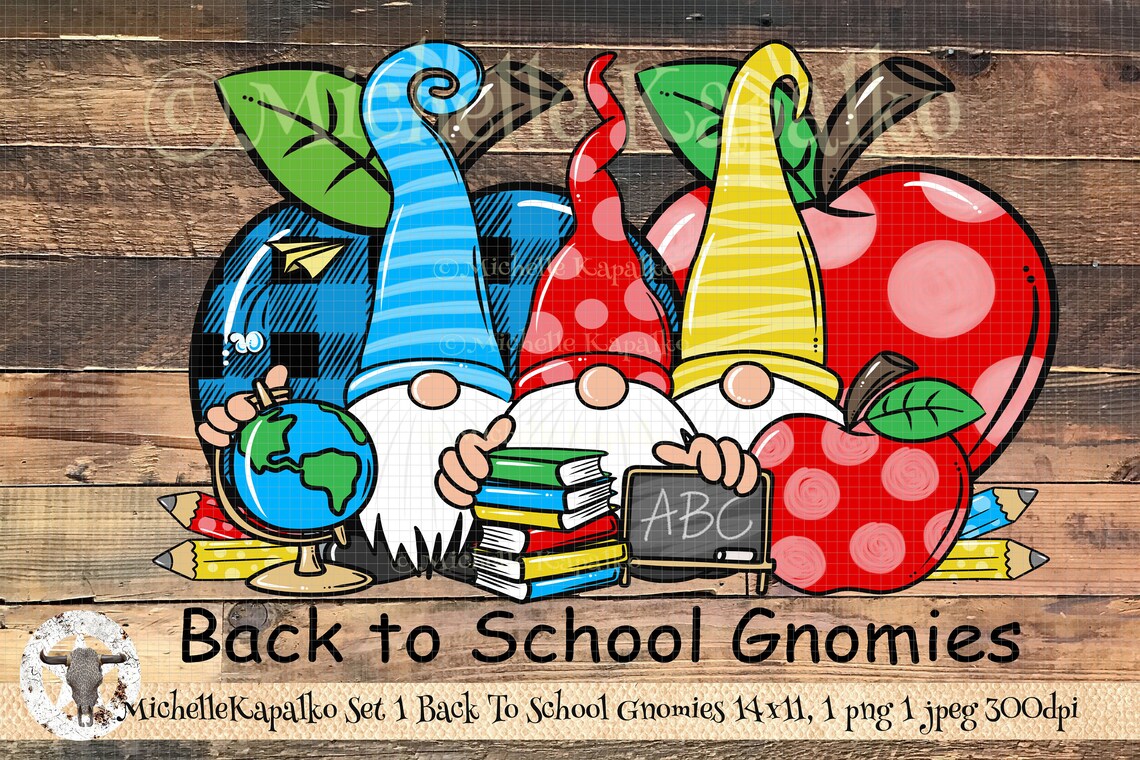 Download Back to School Gnomies Child Design Teacher Design Sublimation ...