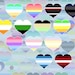 LGBT Pride Hearts Neopronouns Xenogender Genderpunk - Etsy