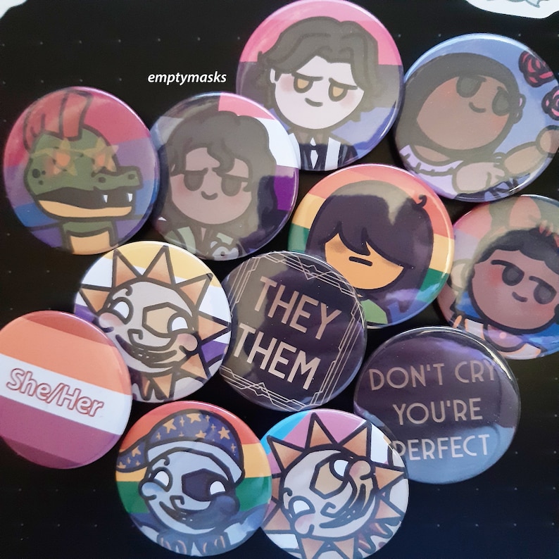 Arcane LGBT Badges Vi Jinx Vander Silco Ekko Sevika - Etsy UK