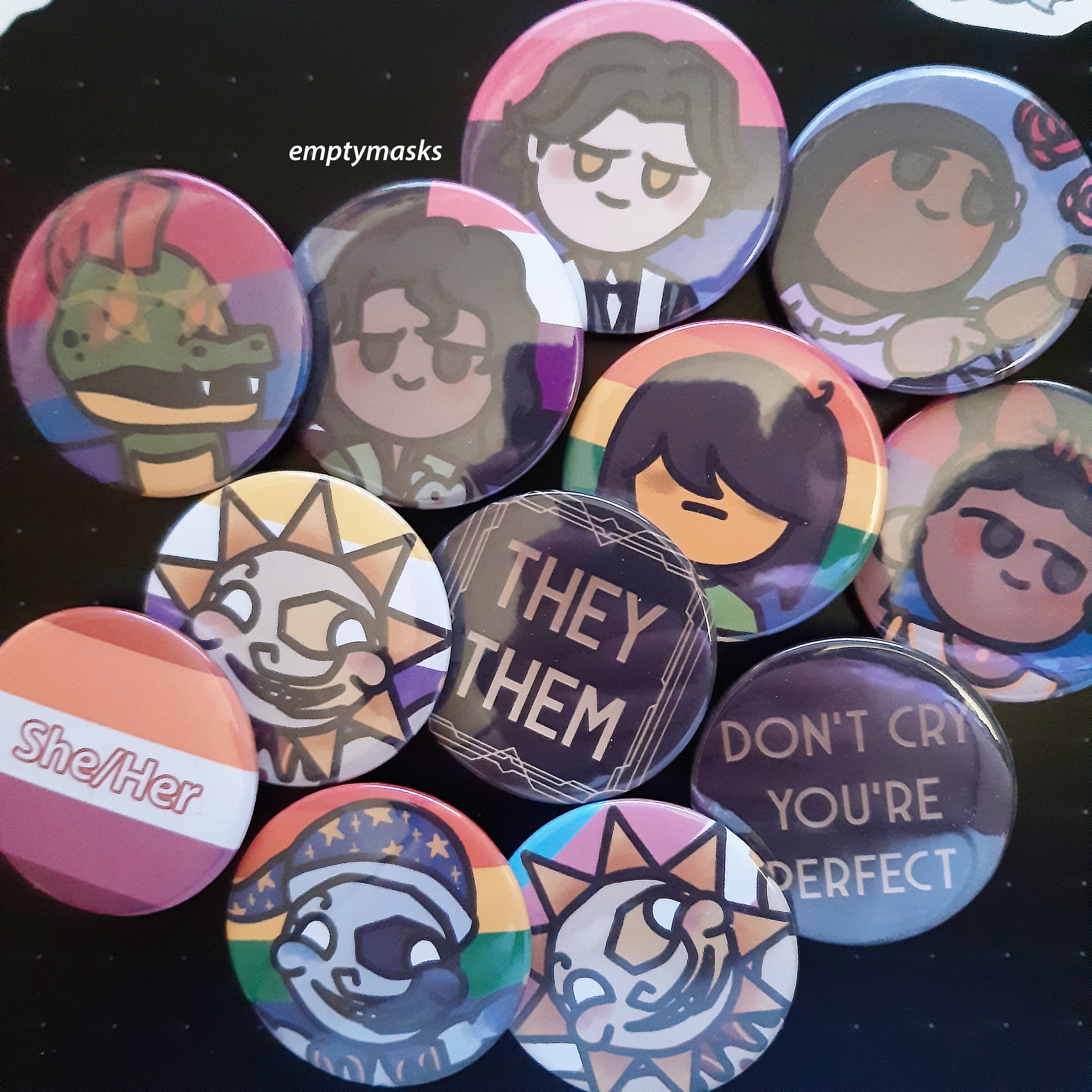 Encanto Chibi Badges - Mirabel, Bruno, Luisa, Isabela, Dolores, Camilo ...