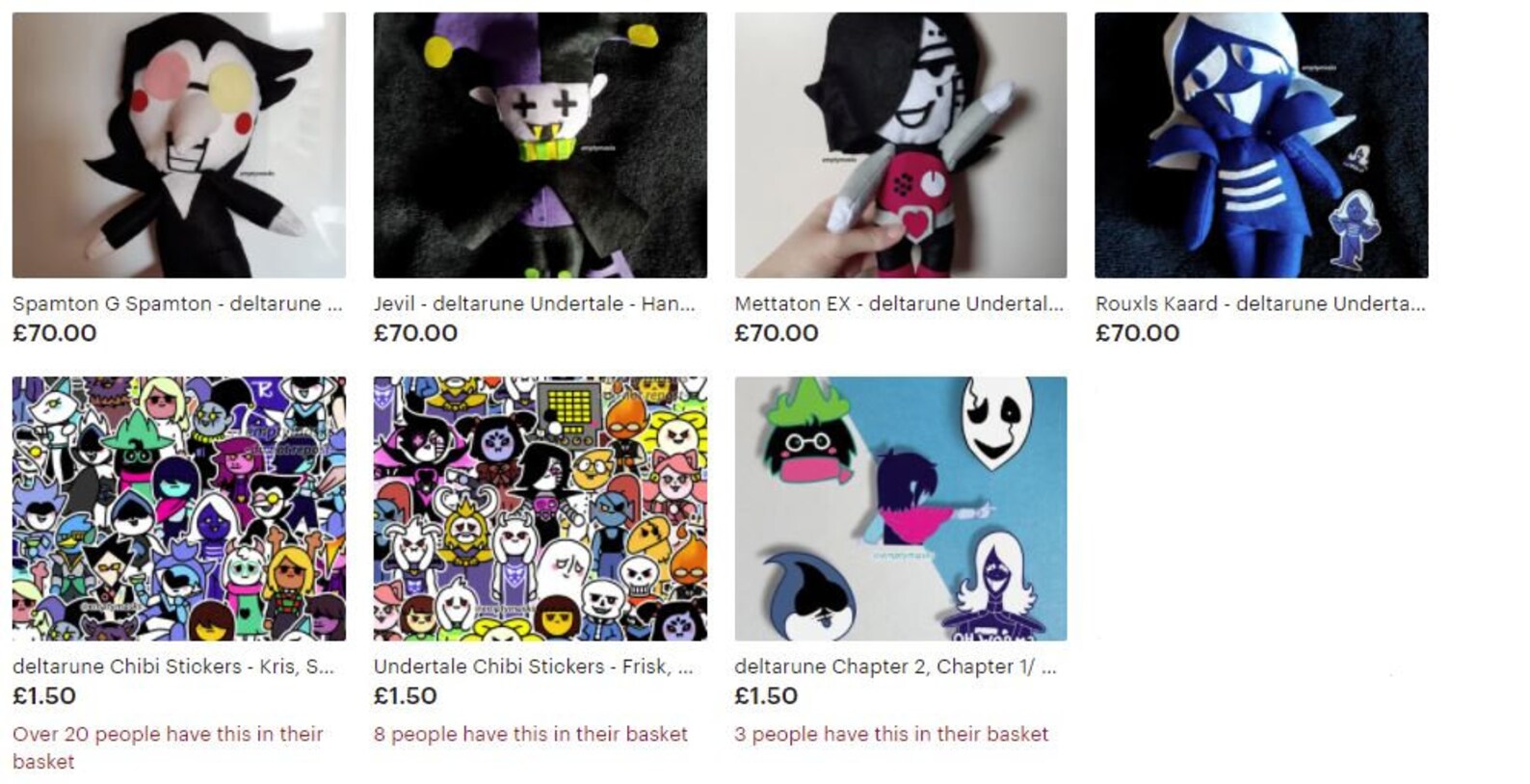 Deltarune Chibi Stickers Kris Susie Ralsei Lancer | Etsy