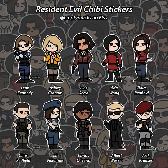 Resident Evil Chibi Specter Resident Evil The Mercenaries 3d Nintendo