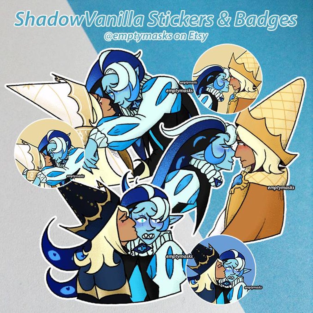 Shadowvanilla Stickers - Shadow Milk, Pure Vanilla, Truthless Recluse ...