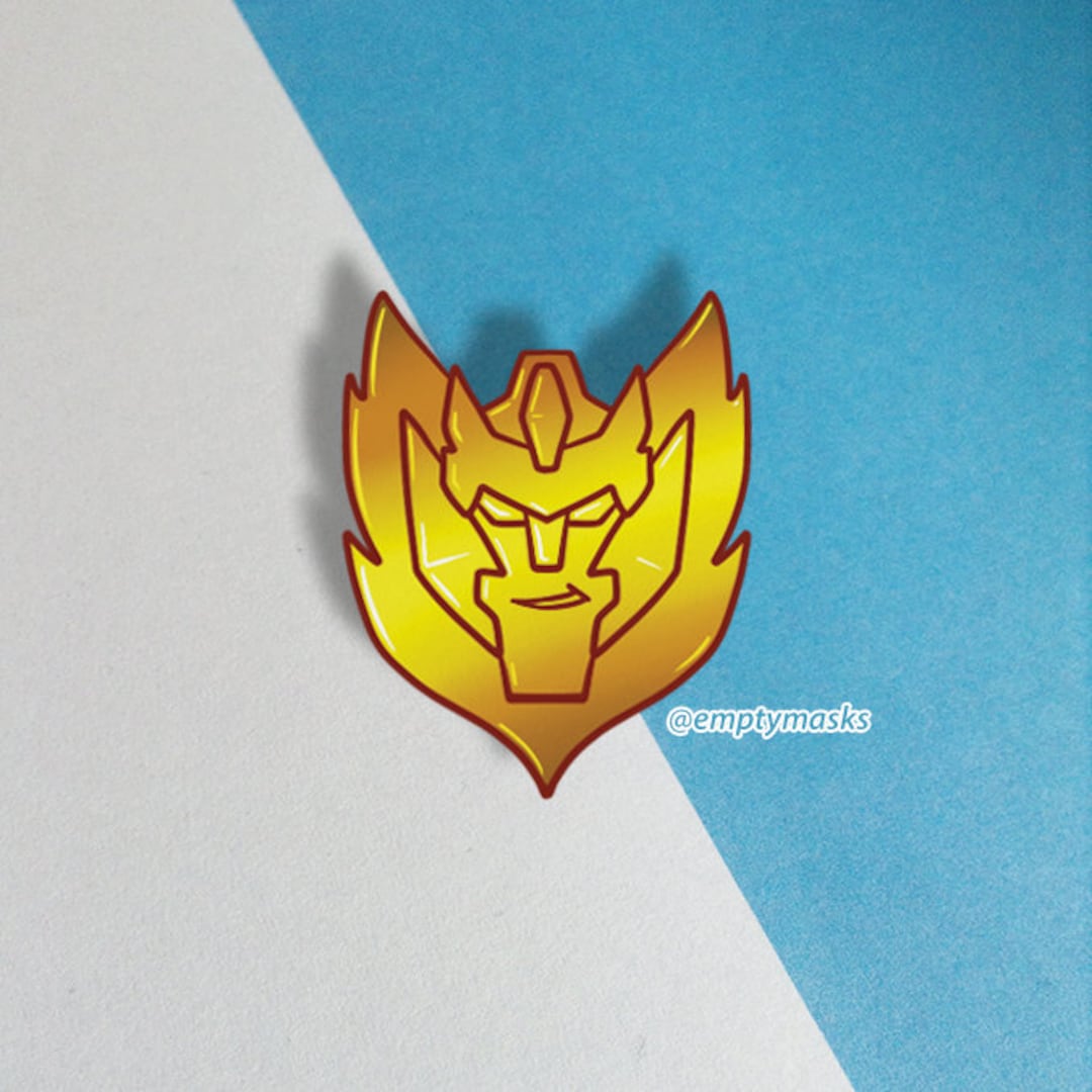 Rodimus Star Wooden Pin & Stickers IN STOCK - Etsy