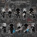 Ghost Chibi Stickers - Papa Emeritus, Primo, Secondo, Terzo, Cardinal ...