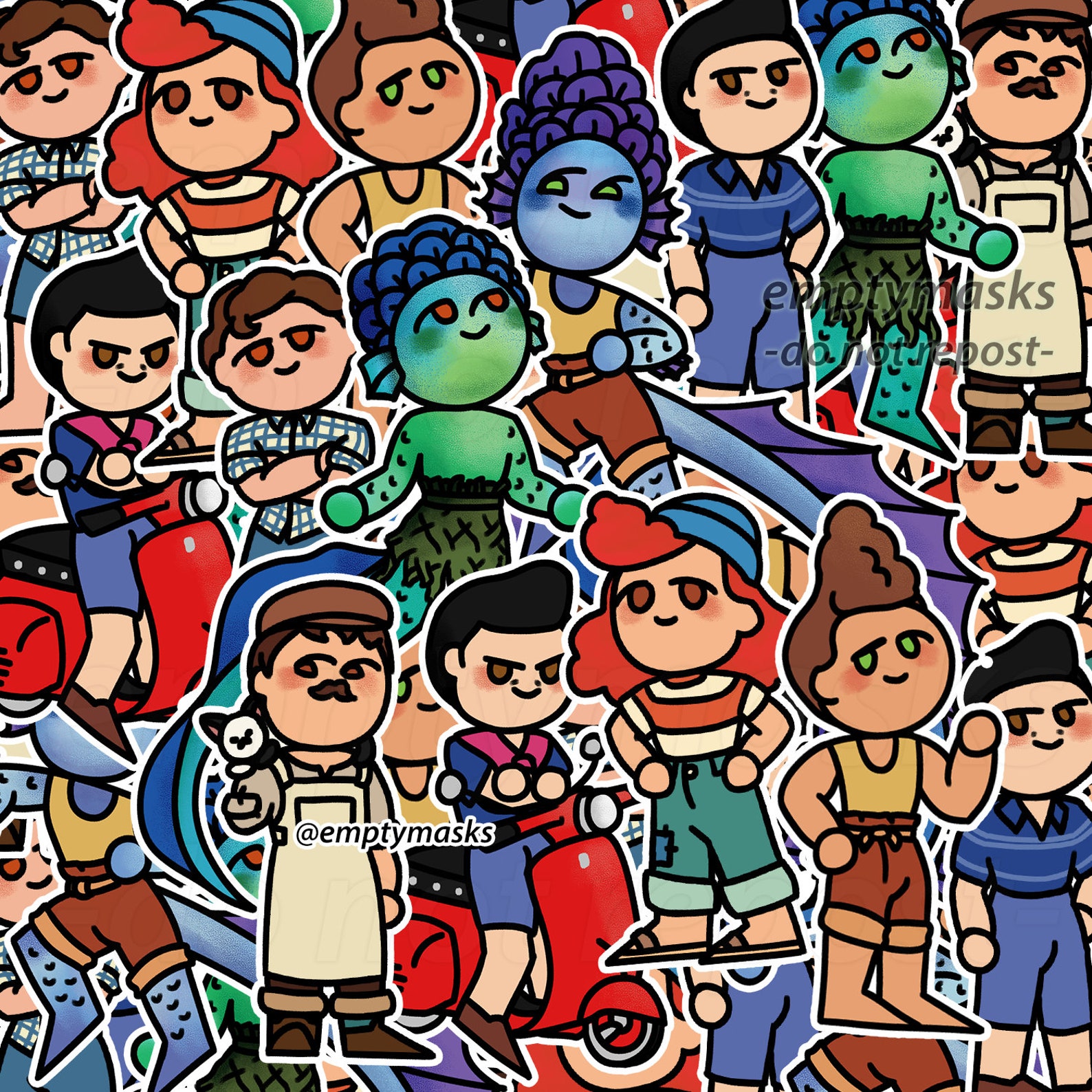 Loki Series Chibi Stickers Marvel Avengers MCU Mobius M | Etsy