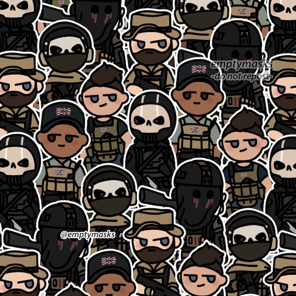 Call of Duty Modern Warfare Stickers - Etsy