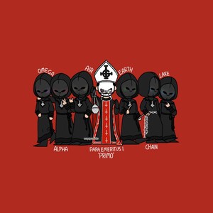 The Band Ghost A5 Prints - Papa Emeritus, Primo, Secondo, Terzo ...
