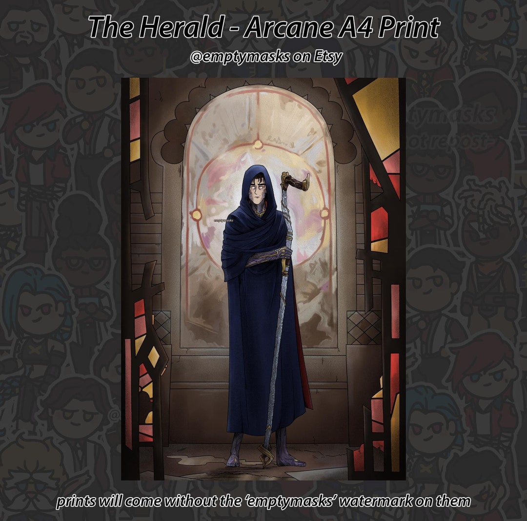 The Herald A4 Print - Arcane, Viktor, the Machine Herald - Etsy