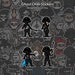 Ghost Chibi Stickers - Papa Emeritus, Primo, Secondo, Terzo, Cardinal ...