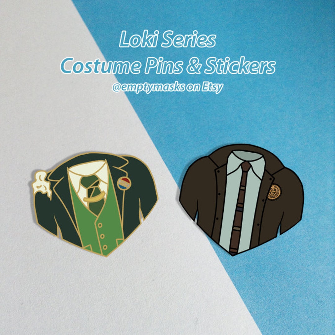 Loki Series Costumes, President Loki, TVA Suit - Wooden Pins and ...