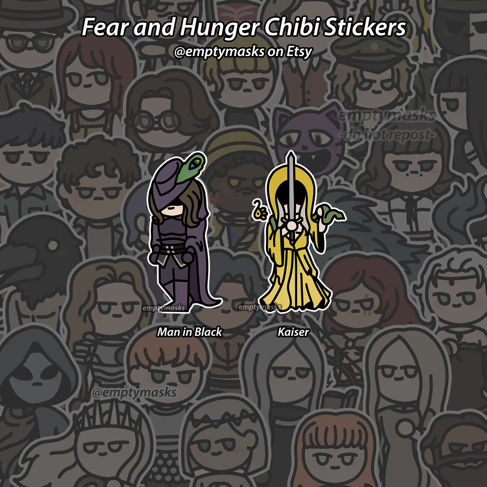 Fear and Hunger Badges - Termina, Cahara, D'arce, Enki, Ragnvaldr, Le ...
