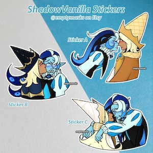Shadowvanilla Stickers - Shadow Milk, Pure Vanilla, Truthless Recluse ...