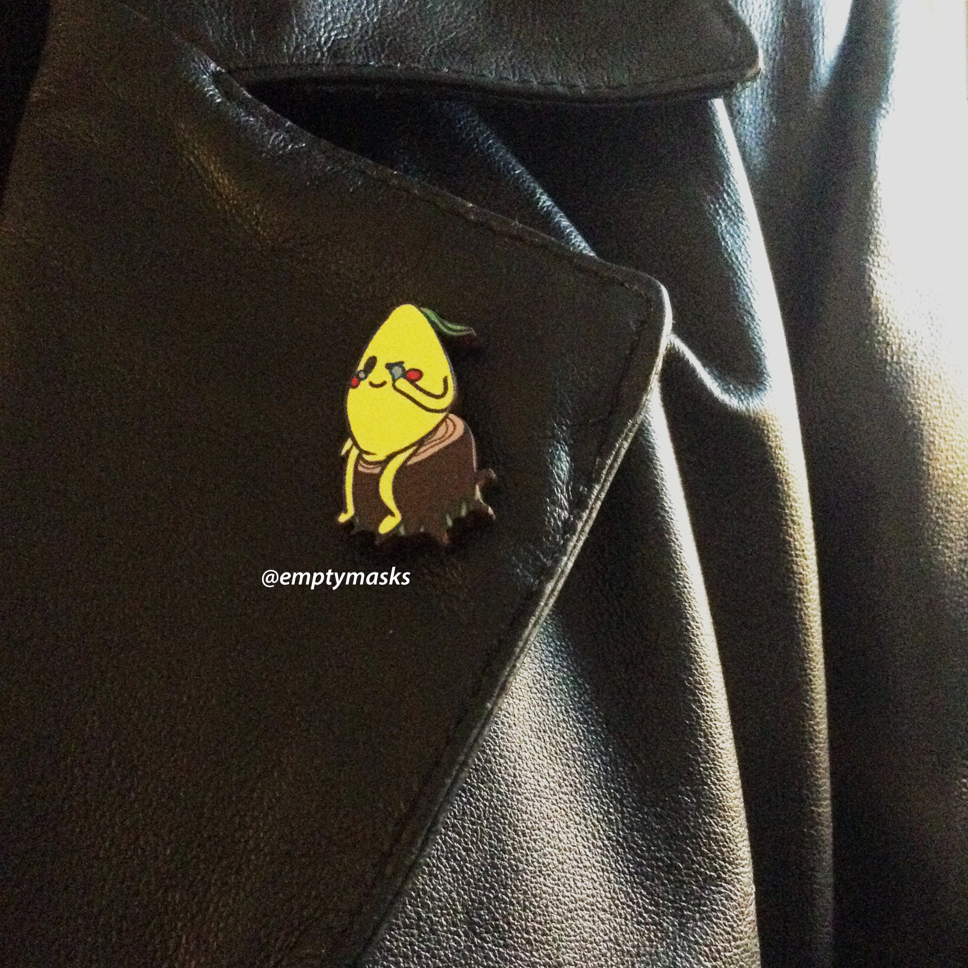 Lemon Boy Wooden Pin & Stickers | Etsy UK