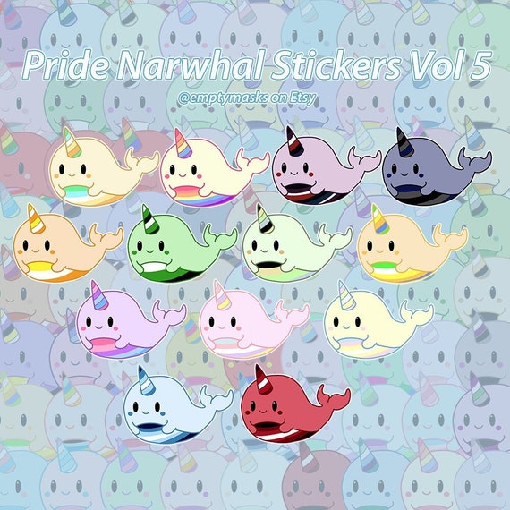 Narwhal LGBT Pride Neopronouns Xenogender Genderpunk | Etsy UK