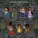 Encanto Chibi Badges Mirabel, Bruno, Luisa, Isabela, Dolores, Camilo ...