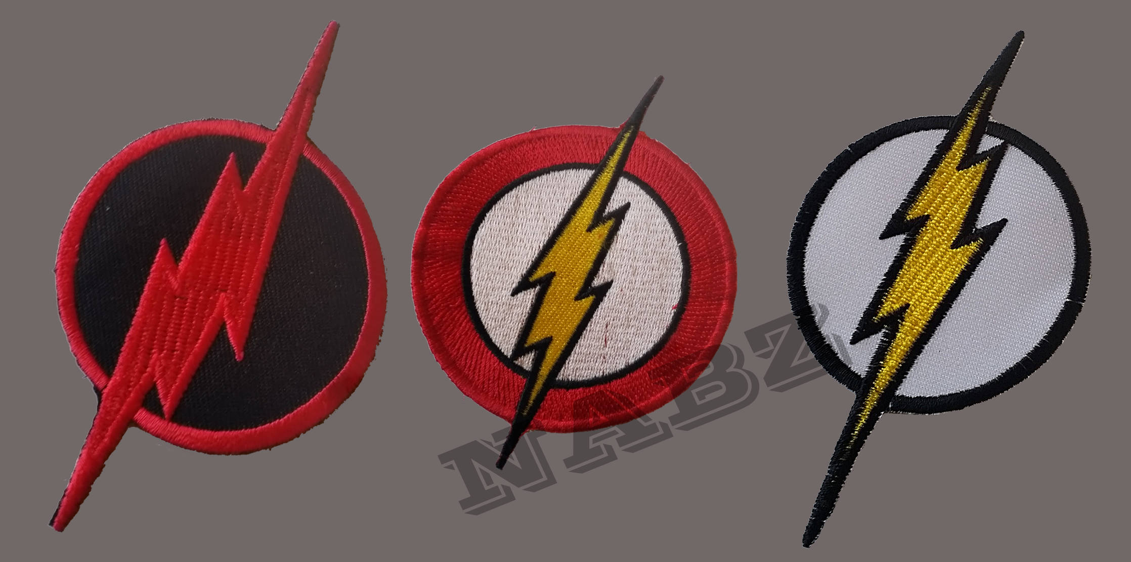 The Flash Lightning Bolt Logo iron sew on Patch Badge | Etsy