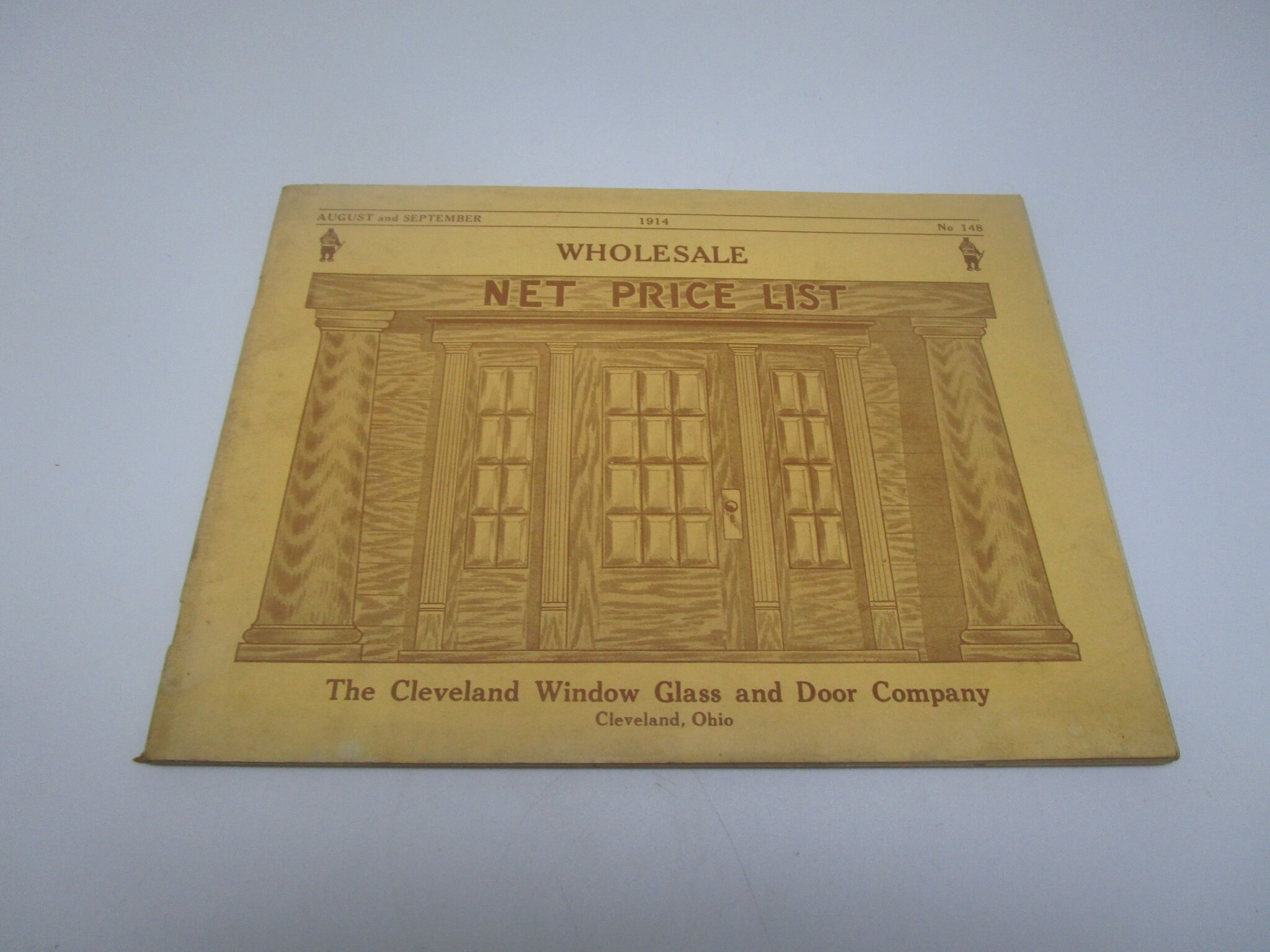 1914 Antique Catalog Cleveland Window Glass & Door Co Stain Glass ...