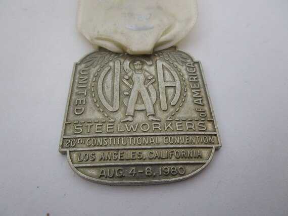 1980 Steelworkers Medal & Ribbon 20th Constitutional … - Gem