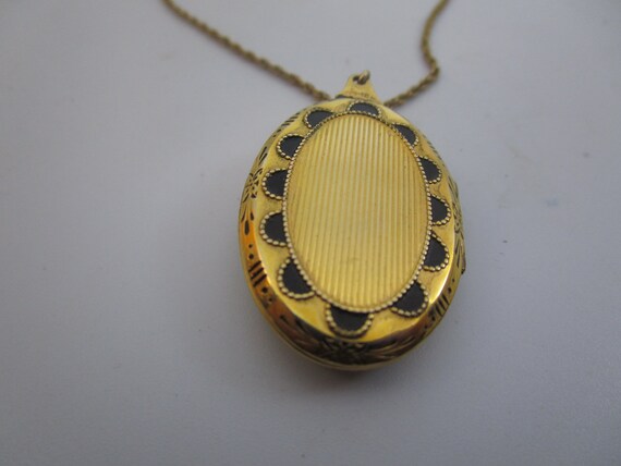 Wonderful Antique Gold Filled Fancy Photo Locket with… - Gem