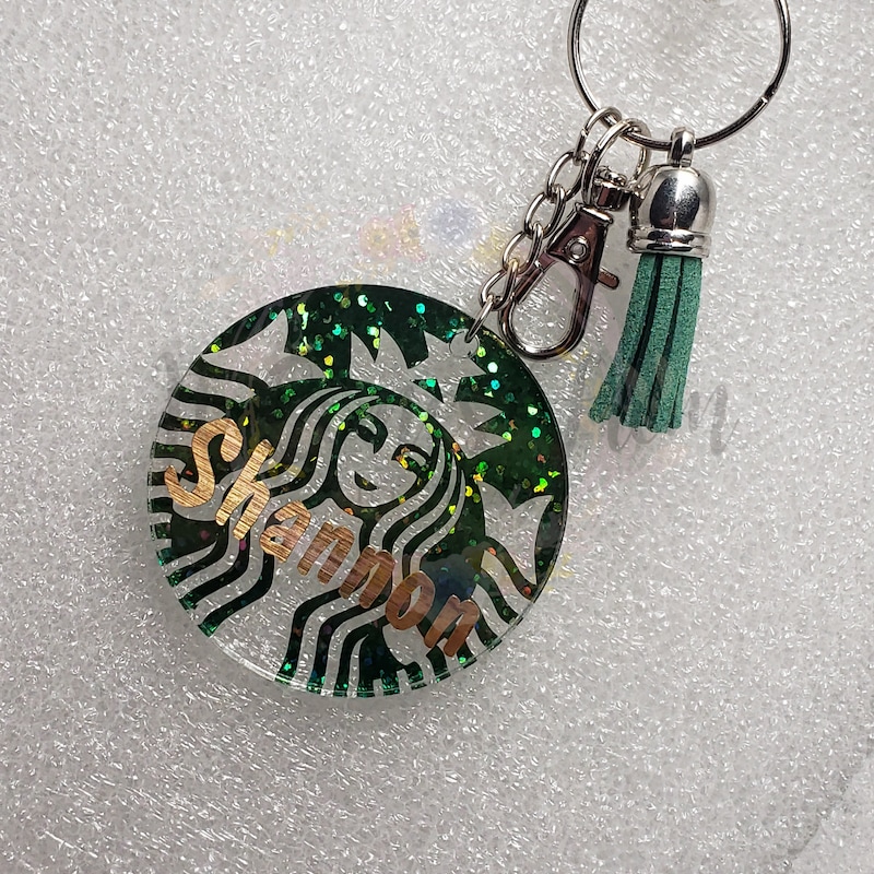 Starbucks Key Chain - Etsy