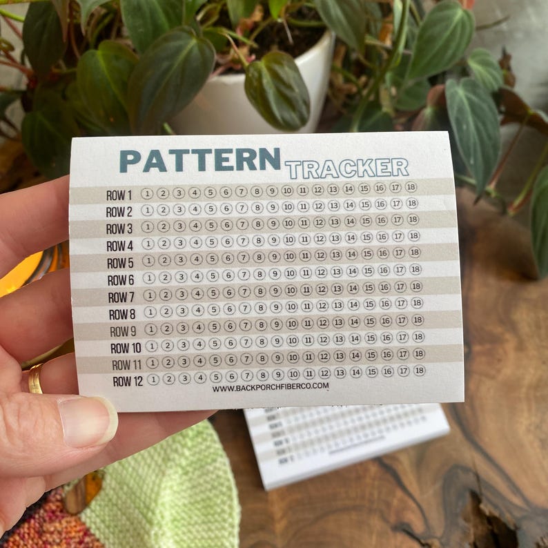 Pattern Tracker Post It Notes for Knitting/crochet/amigurmi - Etsy
