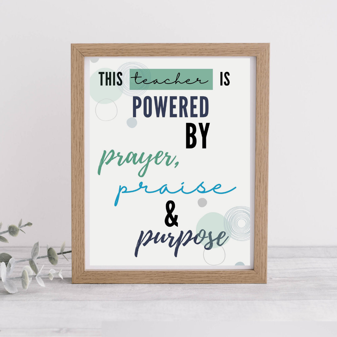 Christian Teacher Gifts, Teacher Gift Ideas, Printables for Teachers ...
