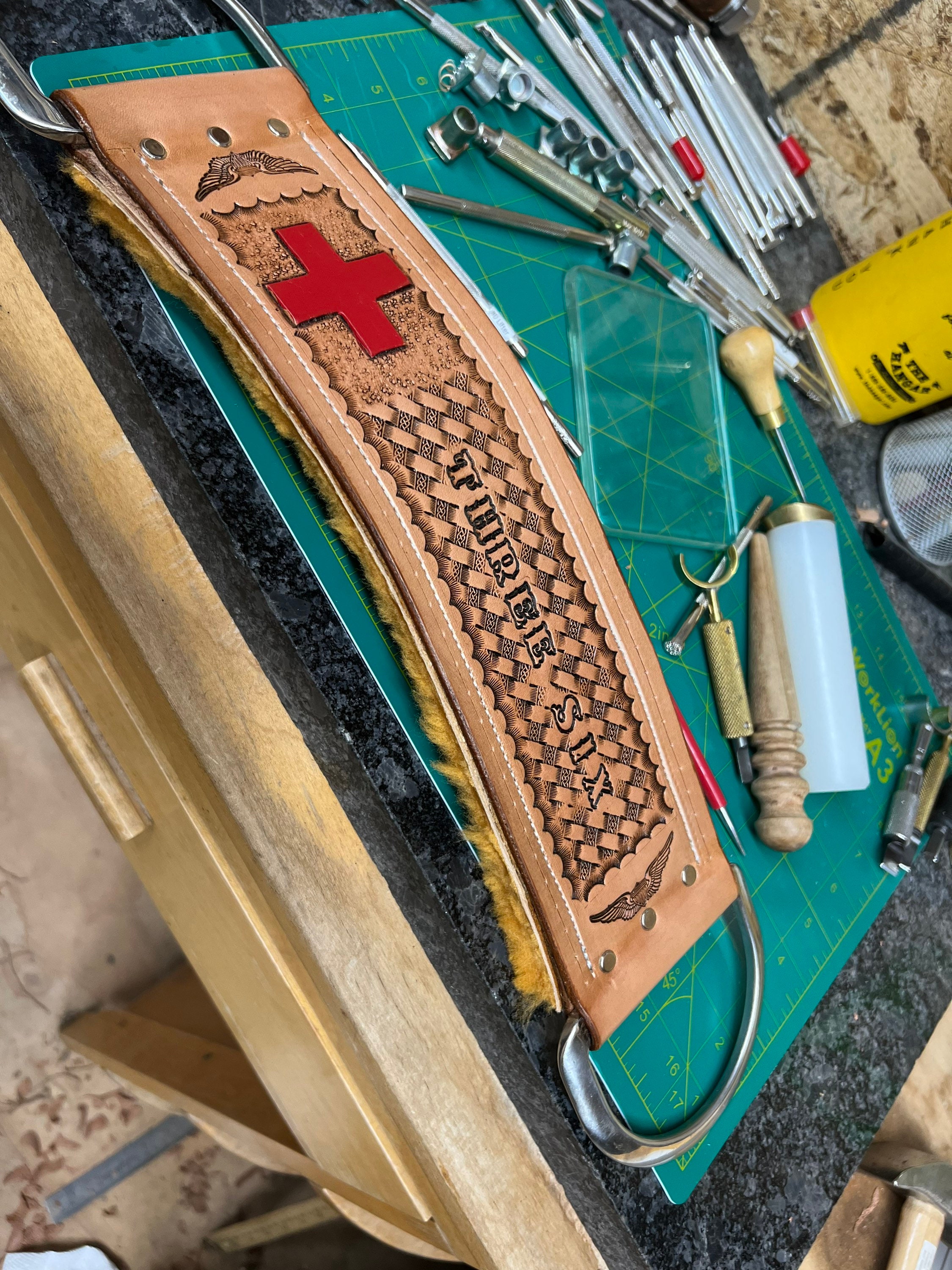 Custom Leather Flight Gear Carrying Strap - Etsy