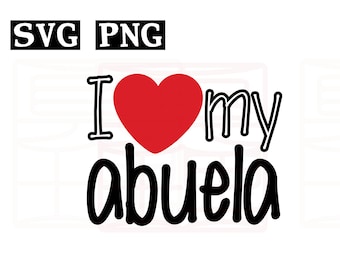 I love my abuela | Etsy