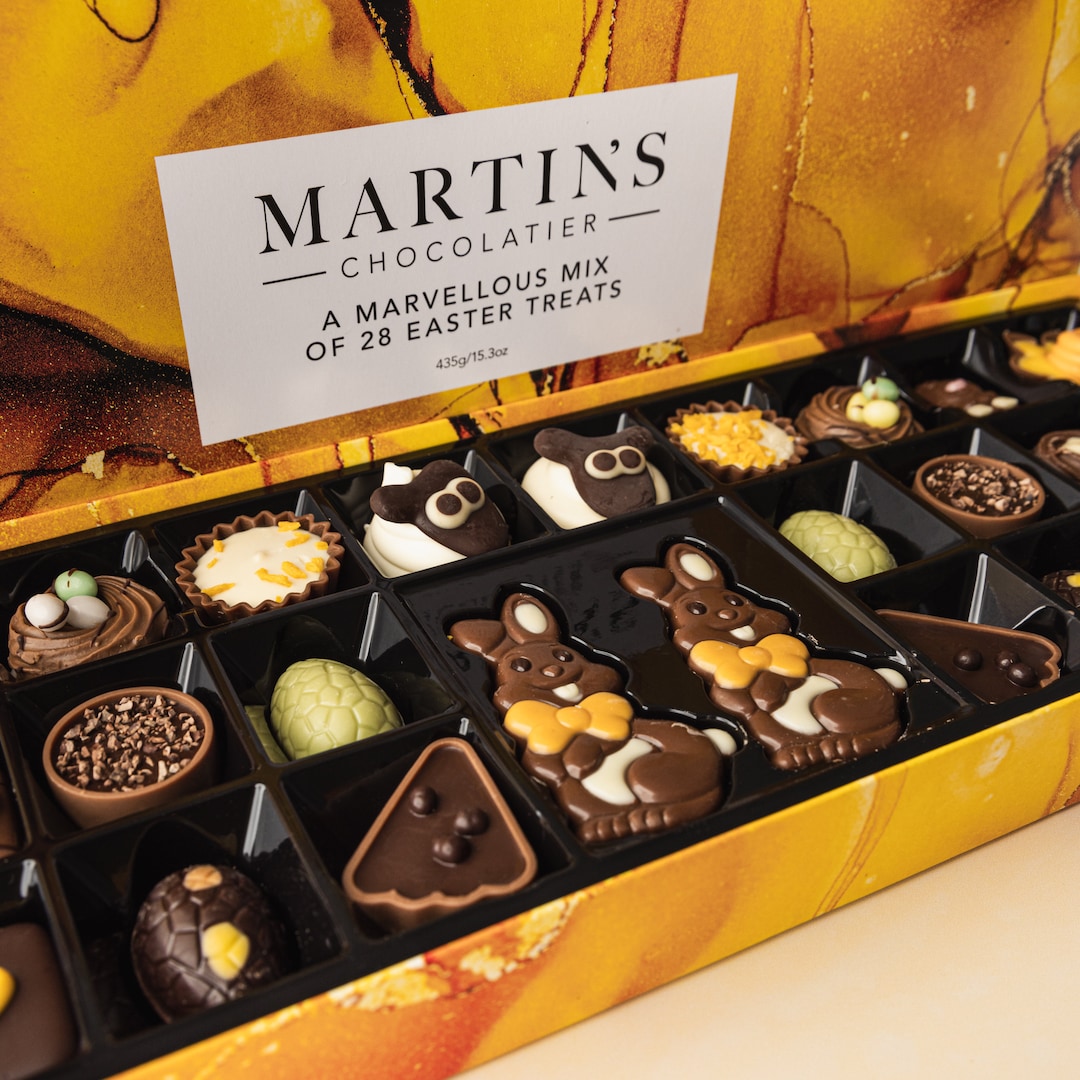 Easter Chocolate Assortment 28 Chocolates Easter Chocolate Gift Belgian ...