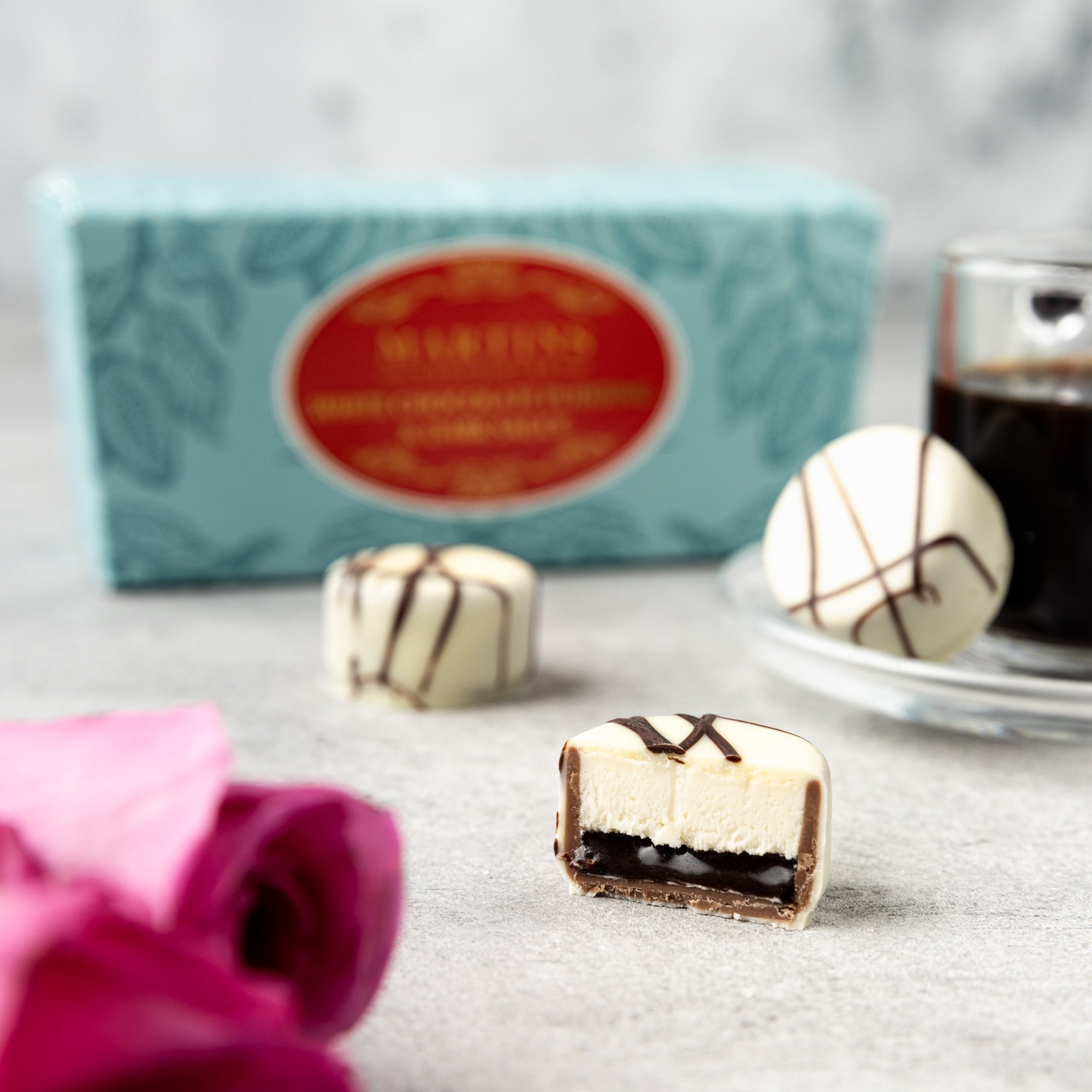 Chocolate Gift Box White Chocolate Pudding and Dark Sauce - Etsy